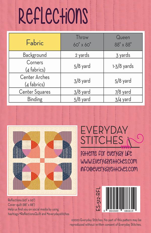 Reflections + Color Crush Quilt Kit - Purple Daisies Quilting