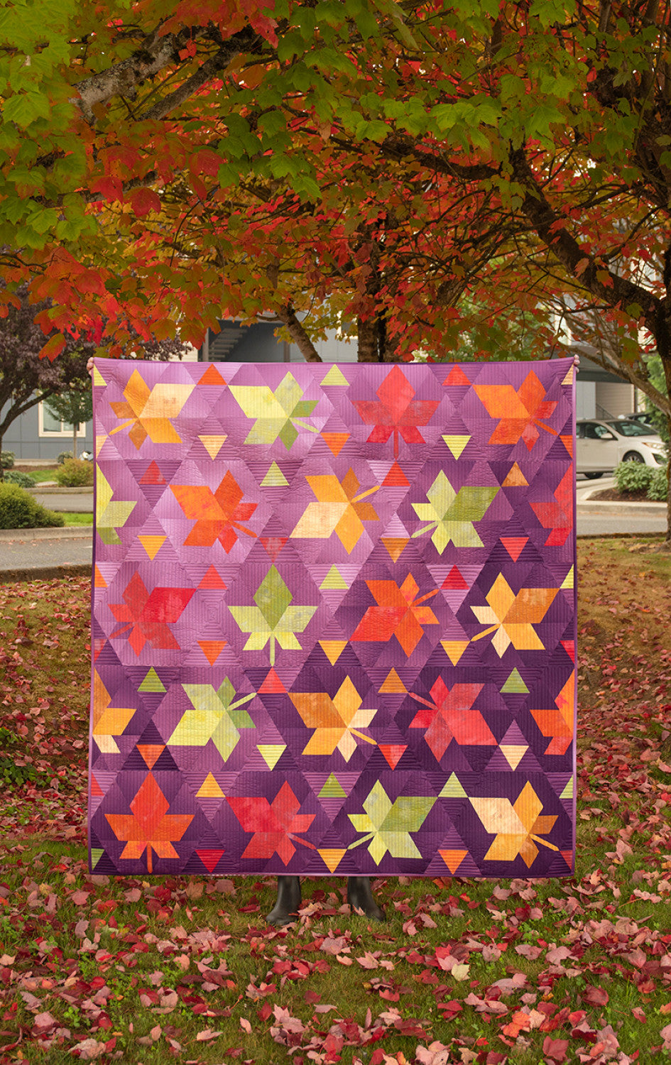 Fall Foliage by Krista Moser + Quilt Kit - Purple Daisies Quilting
