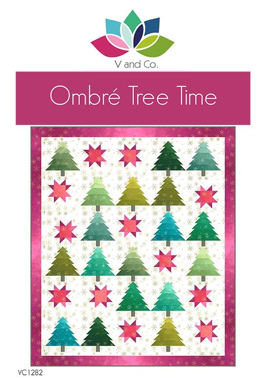 Ombre Tree Time by V & Co. - Purple Daisies Quilting