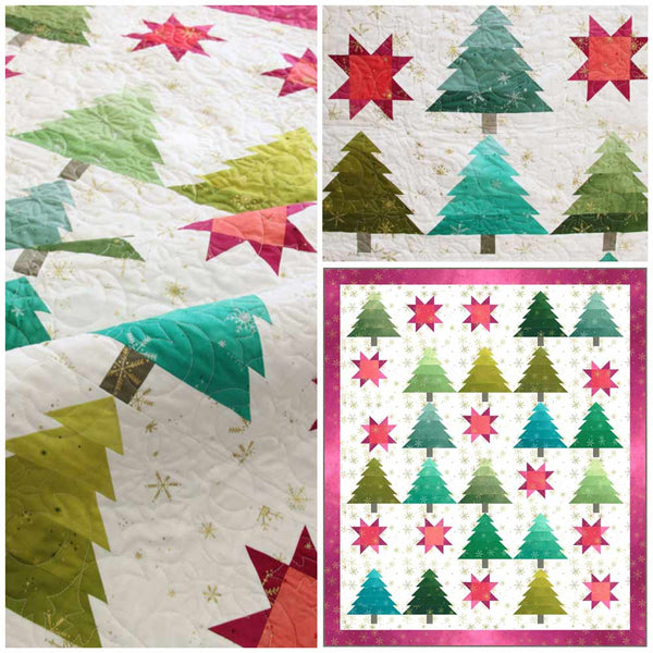 Ombre Tree Time by V & Co. - Purple Daisies Quilting