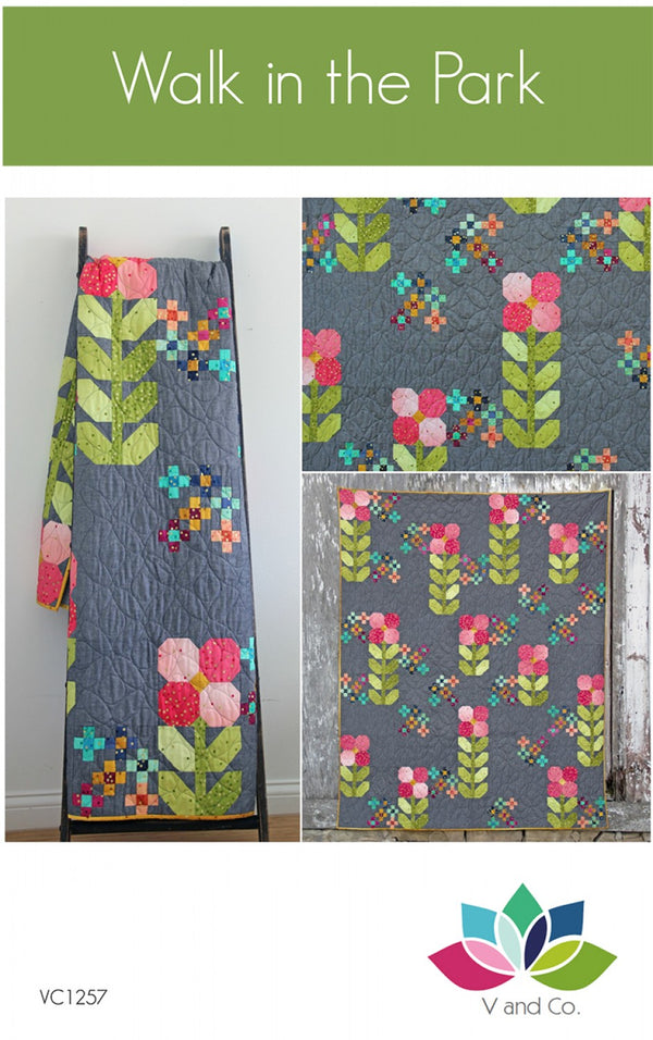 Walk in the Park by V & Co. - Purple Daisies Quilting