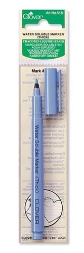 Blue Water Soluble Marker - Medium - Purple Daisies Quilting