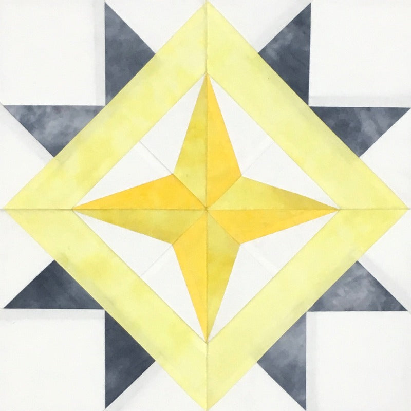Stellar Stars Quilt Pattern - Purple Daisies Quilting