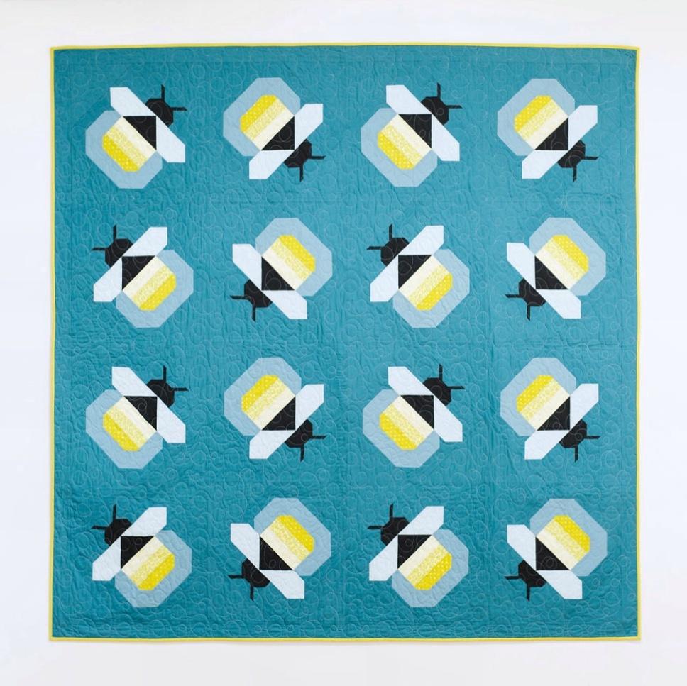 Firefly Quilt by Pen + Paper Patterns - Purple Daisies Quilting