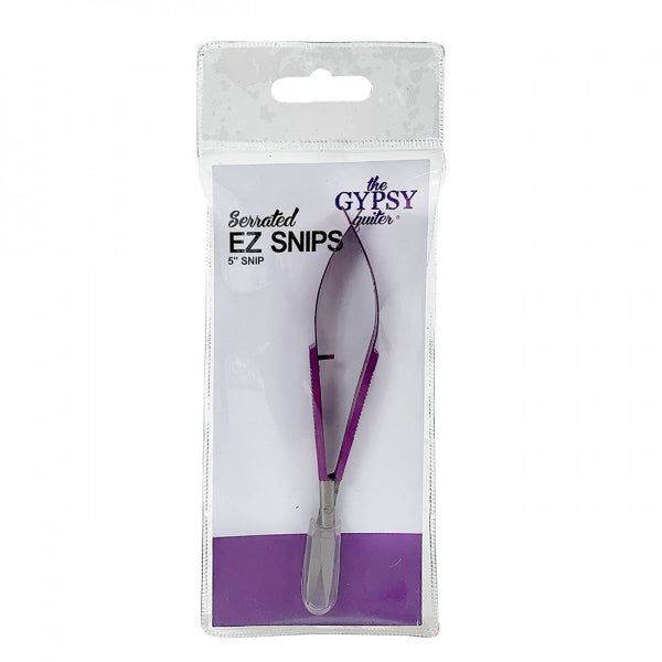 Gypsy Quilter - EZ Snips 5" Scissors - Purple Daisies Quilting