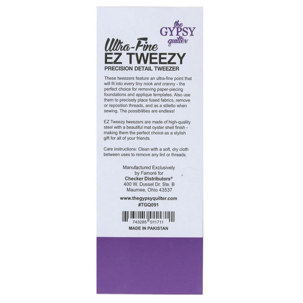 EZ Tweezy • by The Gypsy Quilter - Purple Daisies Quilting